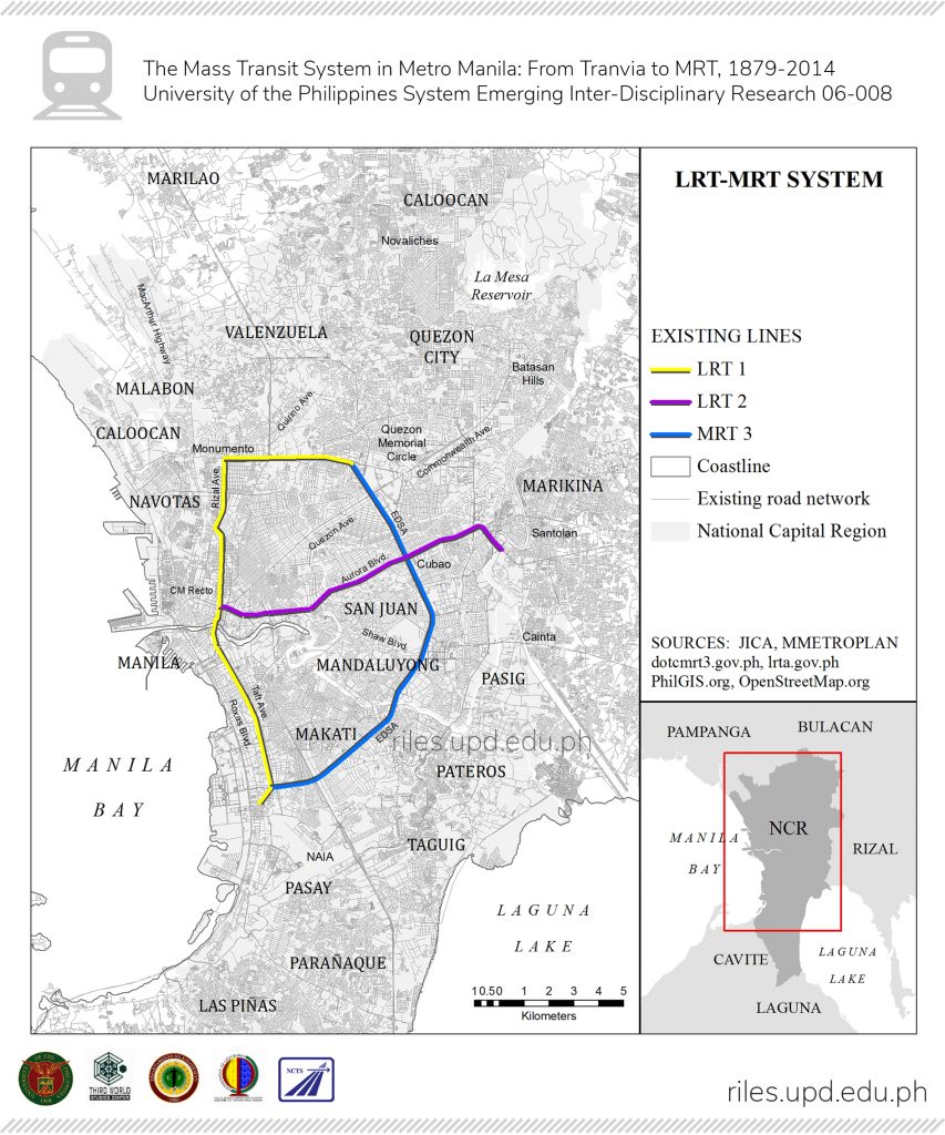 GIS – The Mass Transit System in Metro Manila: From Tranvia to MRT ...