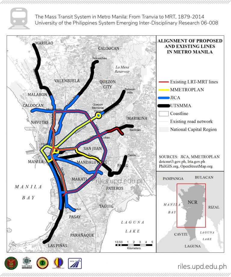 GIS – The Mass Transit System in Metro Manila: From Tranvia to MRT ...